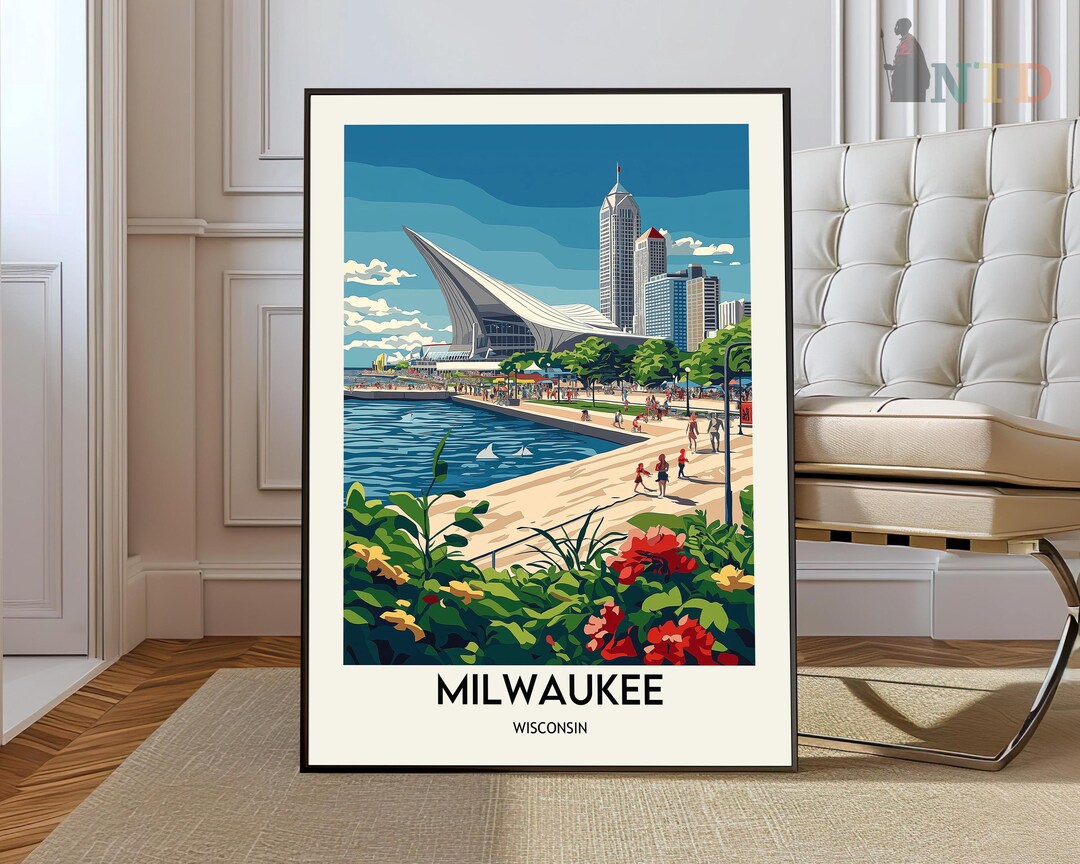 Milwaukee Poster, Milwaukee Wall Art, Milwaukee Print, Milwaukee Photo ...