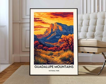 Guadalupe Mountains National Park Poster - Etsy