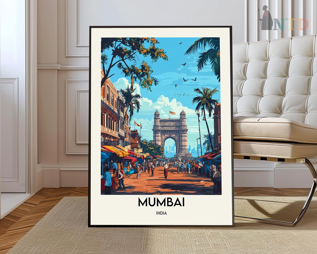 Mumbai Poster, Mumbai Wall Art, Mumbai Print, Mumbai Photo, Mumbai ...