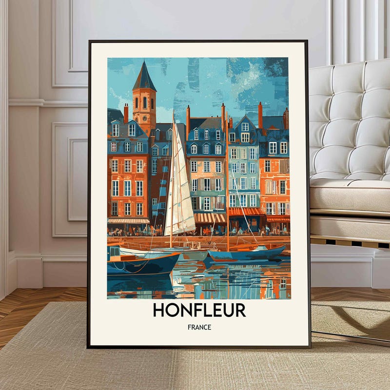 Honfleur Poster - Etsy UK