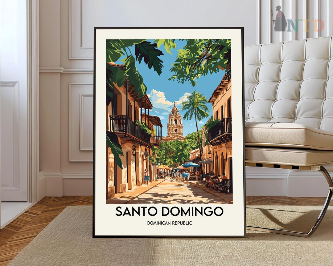 Santo Domingo Poster, Santo Domingo Wall Art, Santo Domingo Print ...