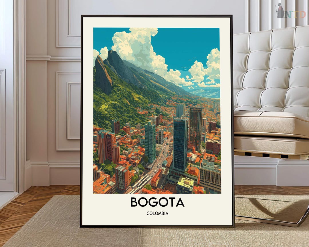 Bogota Print, Bogota Wall Art, Bogota Poster, Bogota Photo, Bogota ...