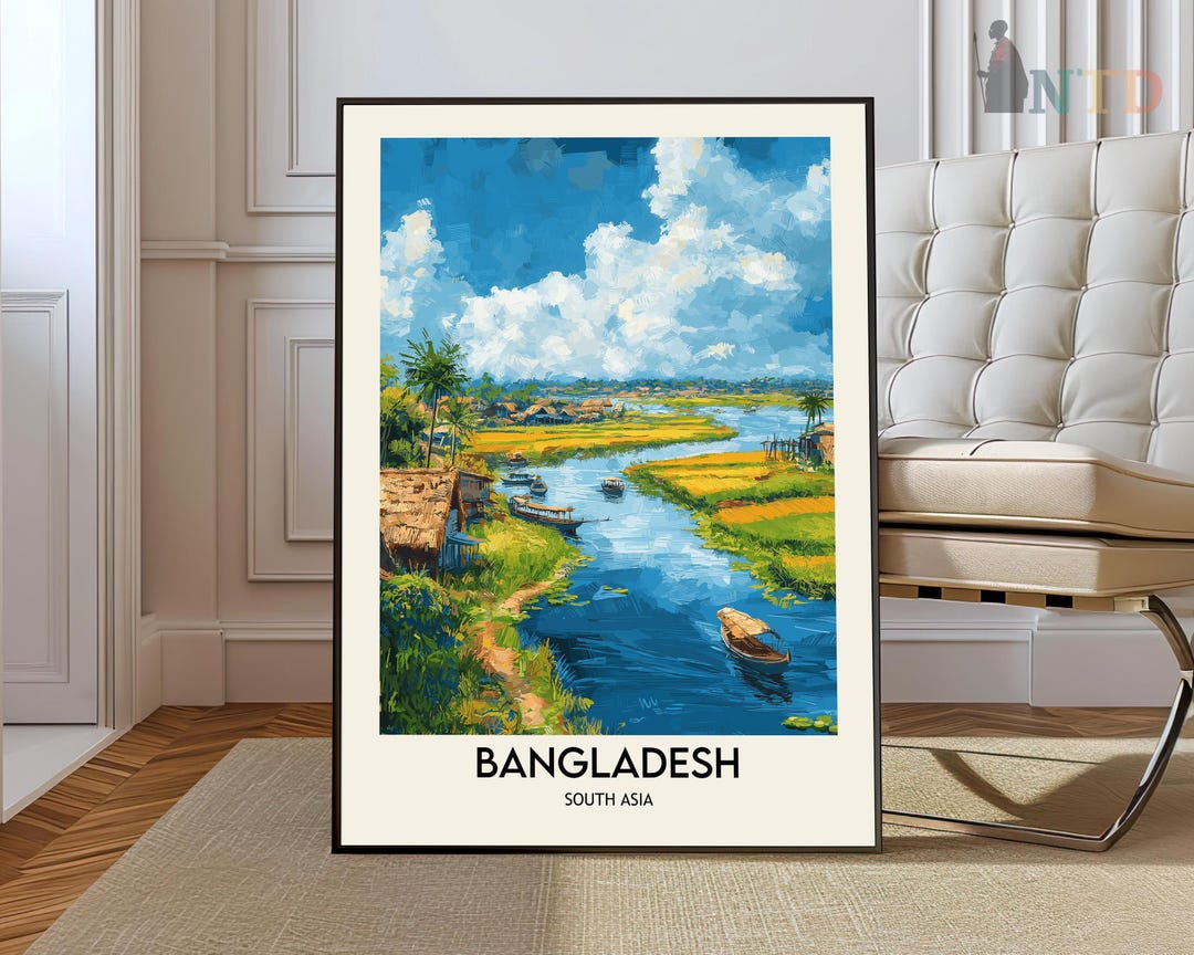 Bangladesh Travel Poster, Bangladesh Wall Art, Bangladesh Poster Print ...