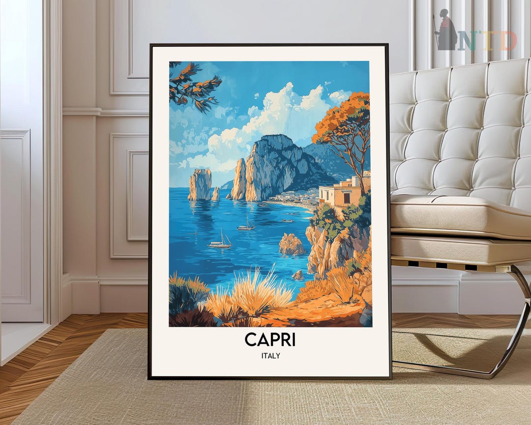 Capri Print, Capri Wall Art, Capri Poster, Capri Photo, Capri Italy ...