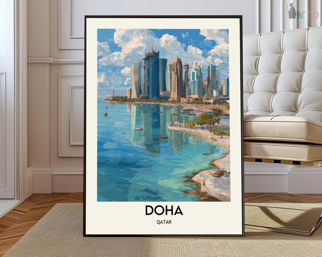 Doha Poster, Doha Wall Art, Doha Print, Doha Photo, Doha Poster Print ...