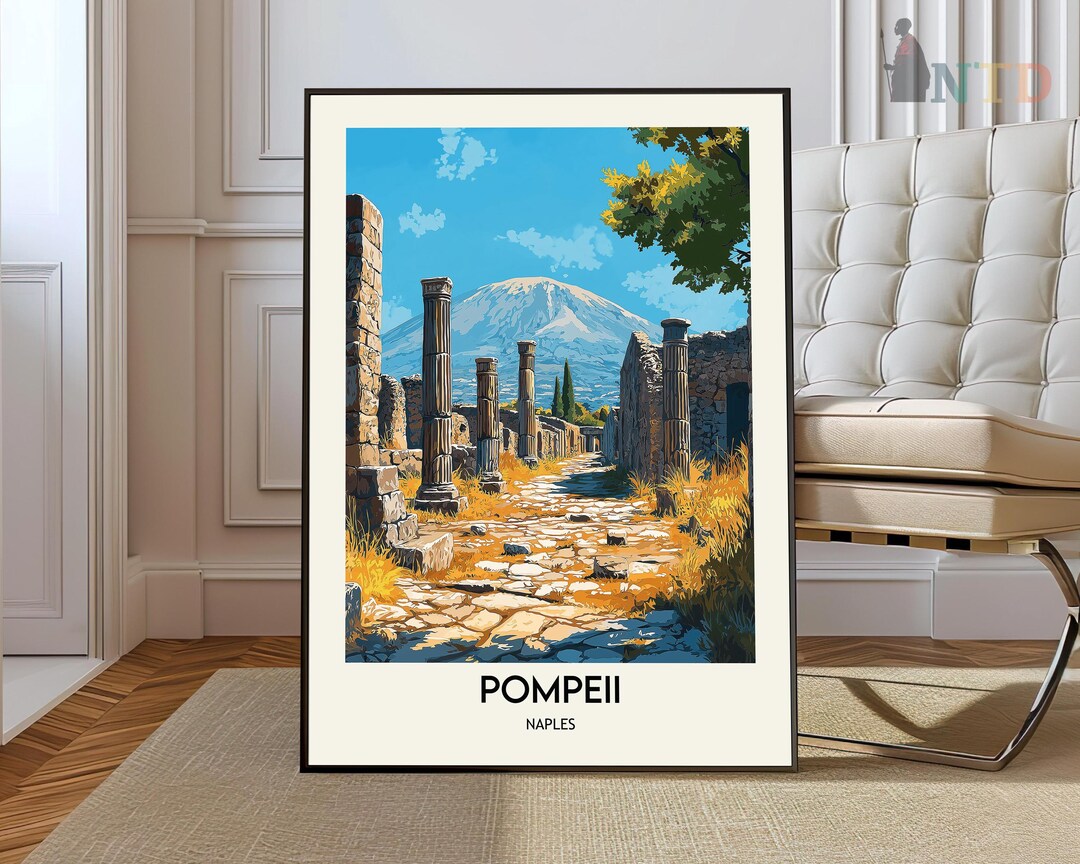 Pompeii Print, Pompeii Wall Art, Pompeii Poster, Pompeii Photo, Pompeii ...