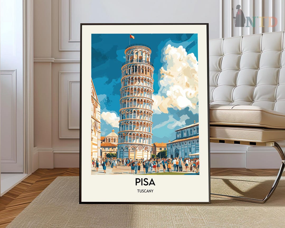 Pisa Print, Pisa Wall Art, Pisa Poster, Pisa Photo, Pisa Poster Print ...