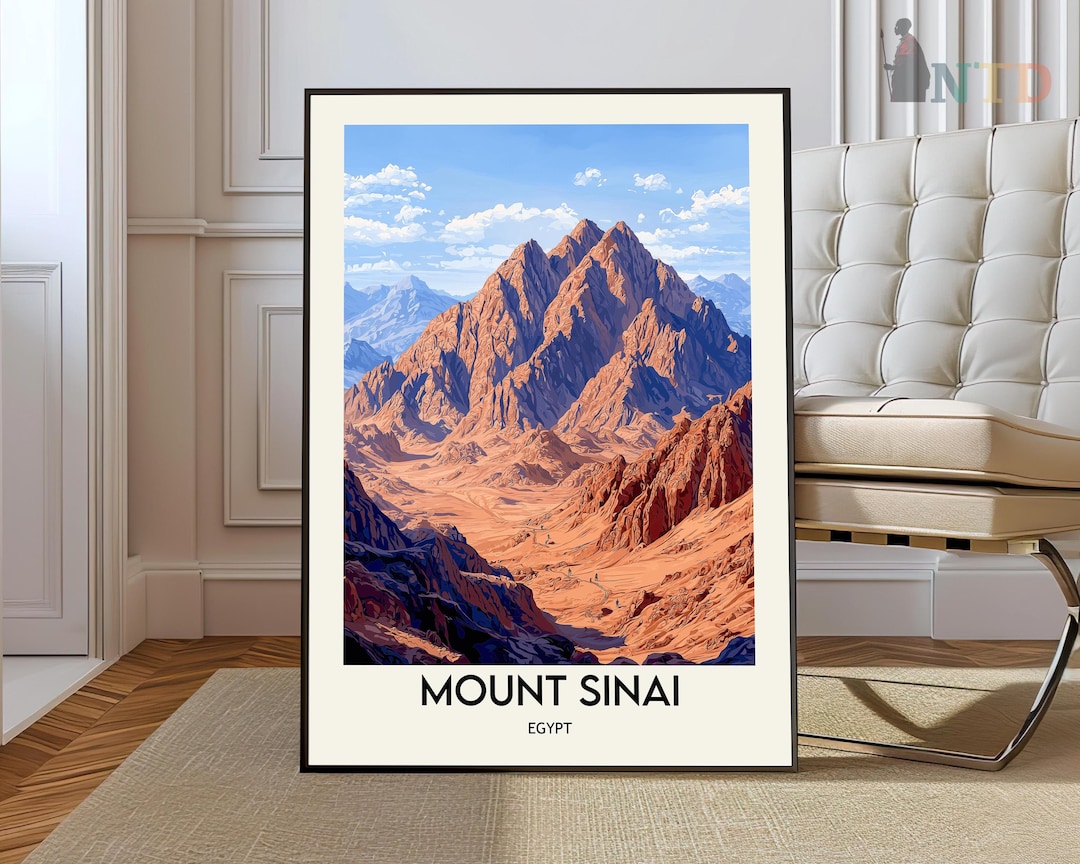 Mount Sinai Poster, Mount Sinai Wall Art, Mount Sinai Print, Mount ...