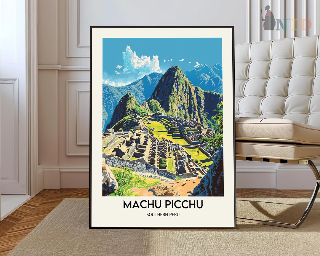 Machu Picchu Print, Machu Picchu Wall Art, Machu Picchu Poster, Machu ...