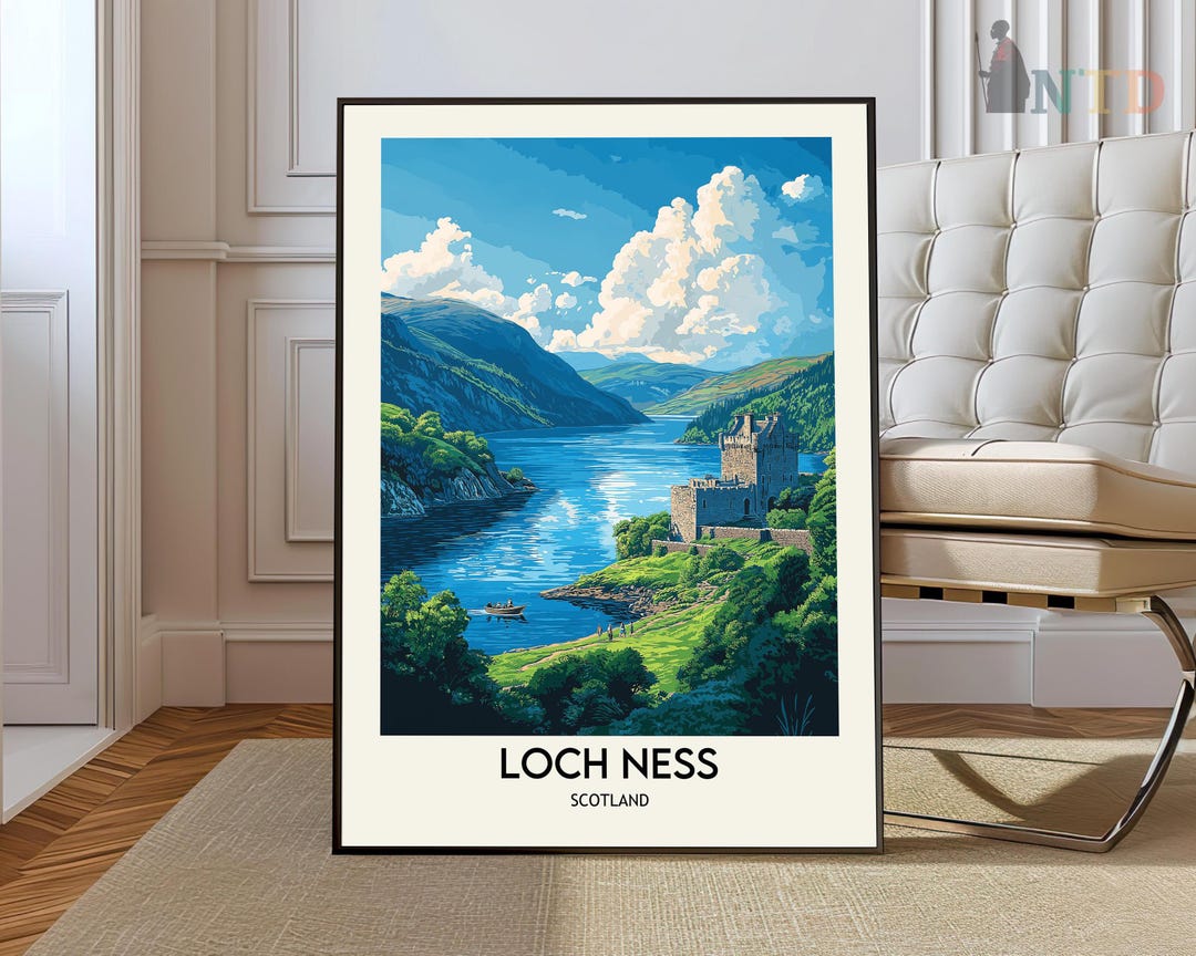 Loch Ness Print, Loch Ness Wall Art, Loch Ness Poster, Loch Ness Photo ...
