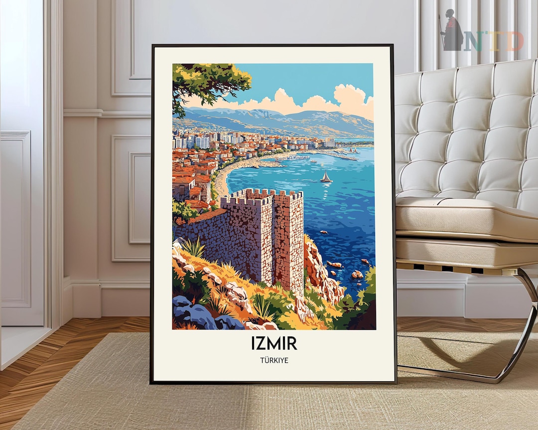 Izmir Print, Izmir Wall Art, Izmir Poster, Izmir Photo, Izmir Poster ...