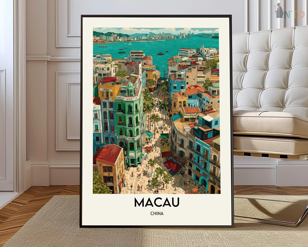 Macau Poster, Macau Wall Art, Macau Print, Macau Photo, Macau Poster ...