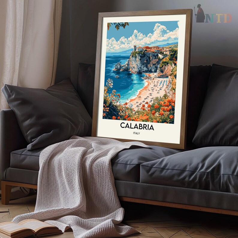Calabria Print, Calabria Poster, Calabria Wall Art, Calabria Art Print ...