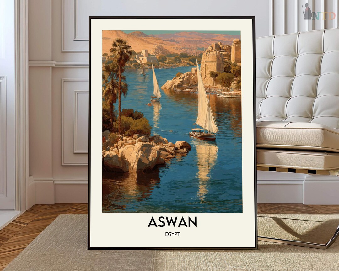 Aswan Poster, Aswan Wall Art, Aswan Print, Aswan Photo, Aswan Poster ...