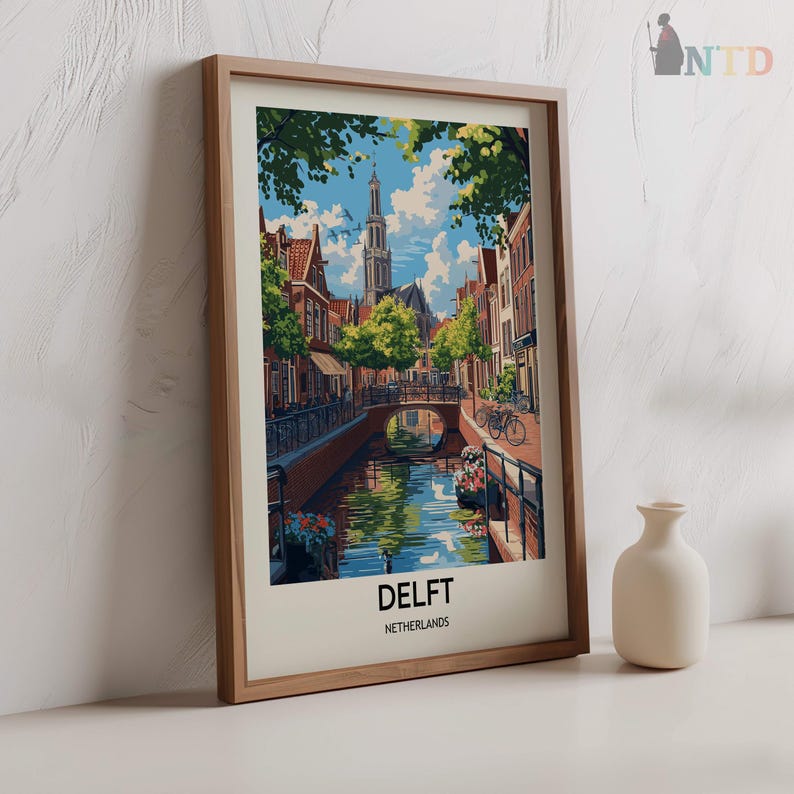 Delft Poster, Delft Wall Art, Delft Print, Delft Photo, Delft Poster ...