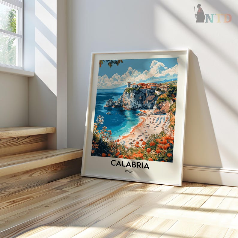 Calabria Print, Calabria Poster, Calabria Wall Art, Calabria Art Print ...