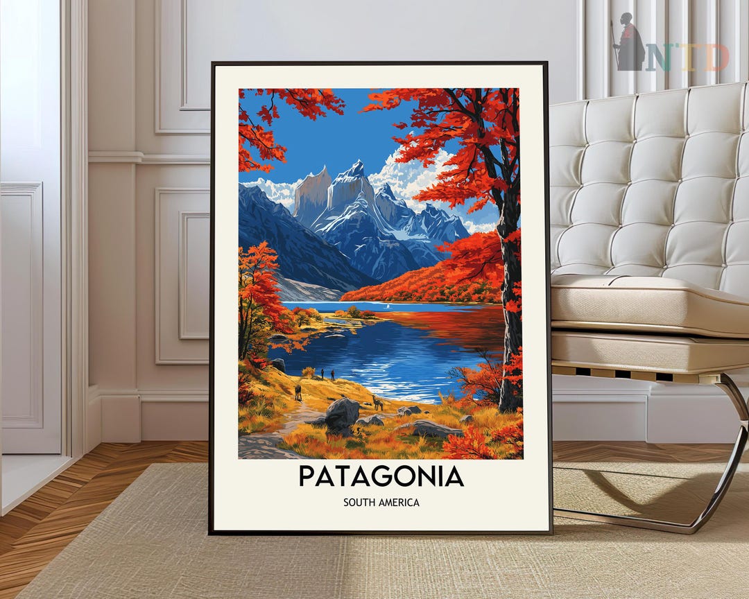Patagonia Poster, Patagonia Wall Art, Patagonia Print, Patagonia Photo ...