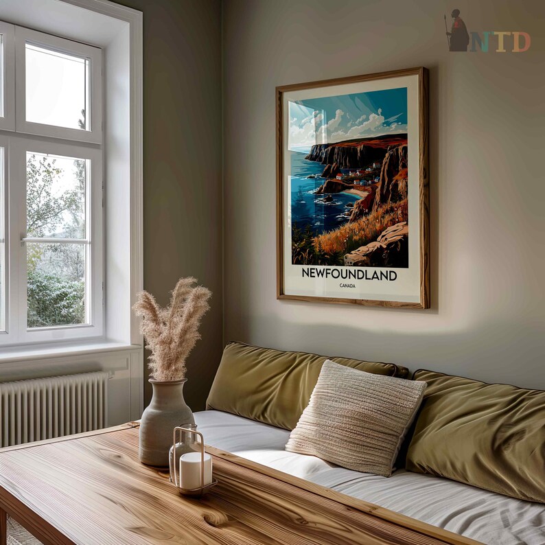 Newfoundland Poster, Newfoundland Wall Art, Newfoundland Print ...