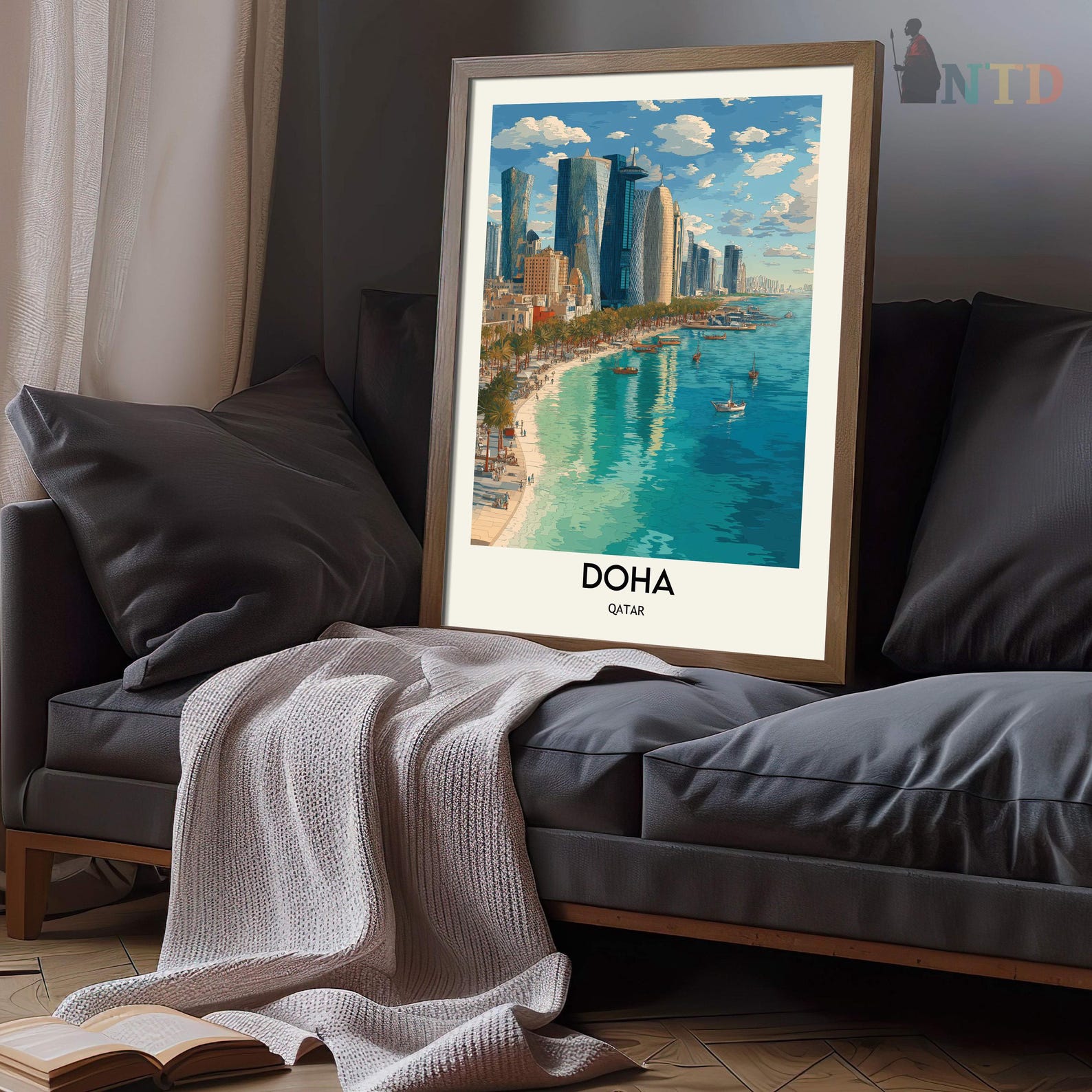 Doha Poster, Doha Wall Art, Doha Print, Doha Photo, Doha Poster Print ...