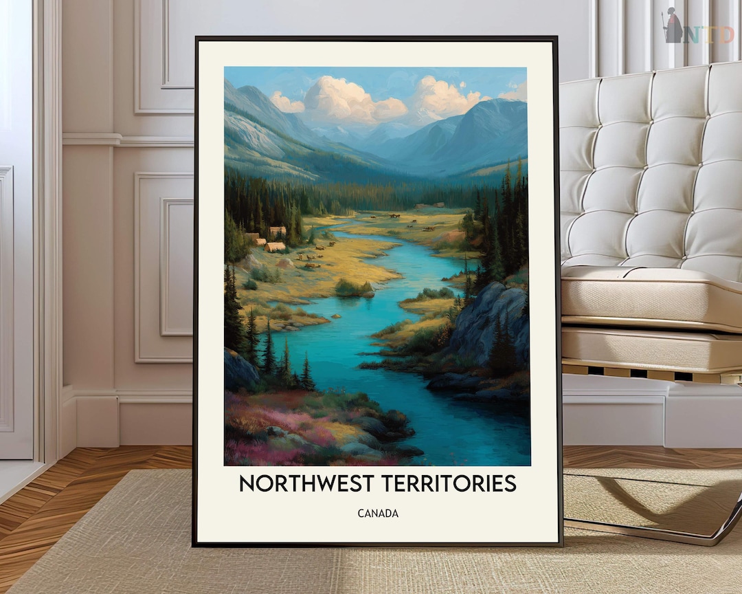 Northwest Territories Canada Poster Print, Arctic Wilderness Wall Art ...