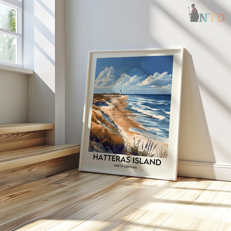 Hatteras Island Poster, Hatteras Island Wall Art, Hatteras Island Print ...