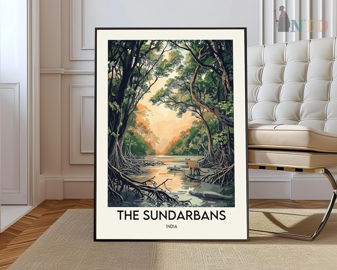 Sundarbans Poster, Sundarbans Wall Art, Sundarbans Print, Sundarbans ...