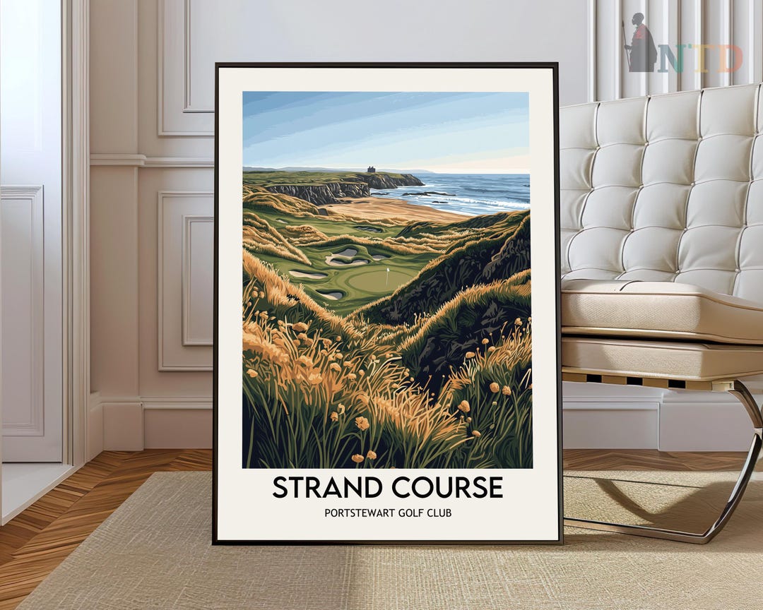 Strand Poster, Strand Wall Art, Strand Print, Strand Golf Photo, Strand ...