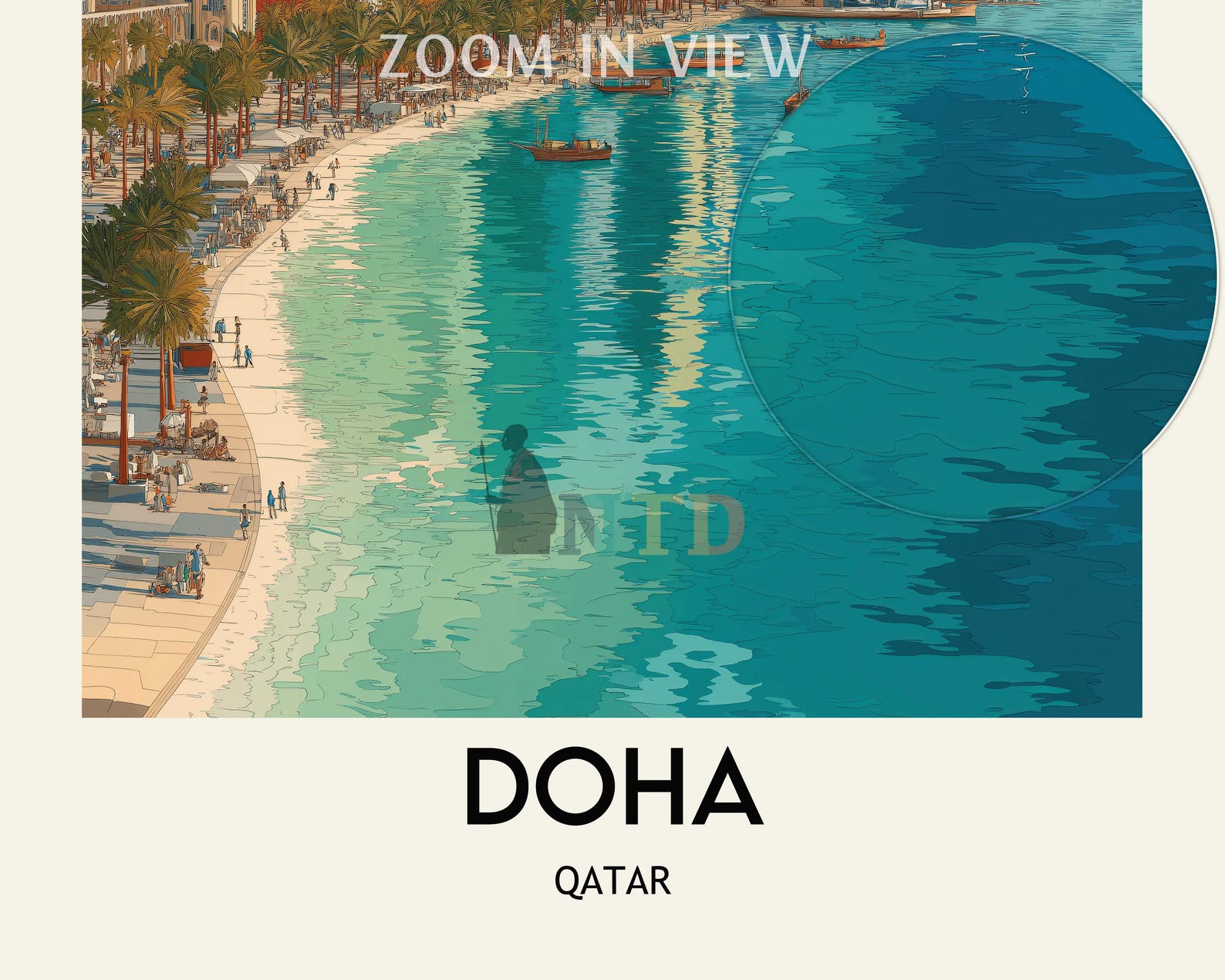 Doha Poster, Doha Wall Art, Doha Print, Doha Photo, Doha Poster Print ...