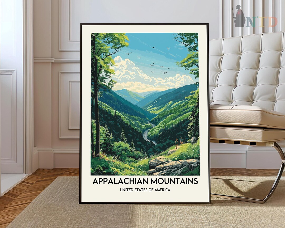 Appalachian Mountains Print, Appalachian Print, Appalachian Poster ...