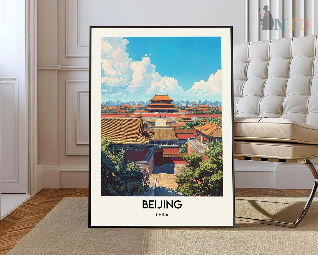 Beijing Print, Beijing Wall Art, Beijing Poster, Beijing Photo, Beijing ...