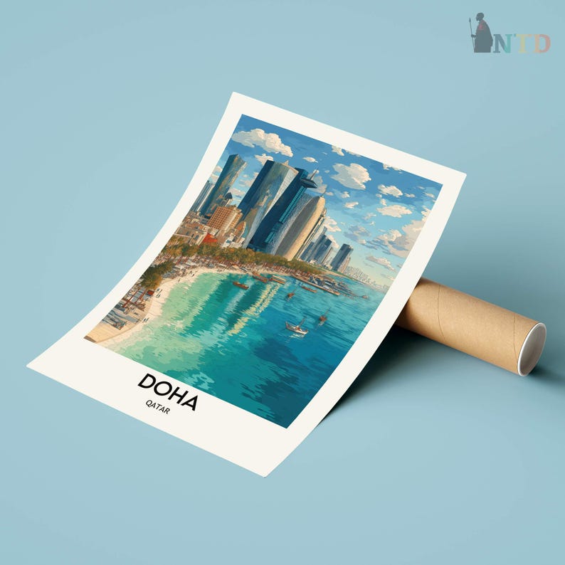 Doha Poster, Doha Wall Art, Doha Print, Doha Photo, Doha Poster Print ...