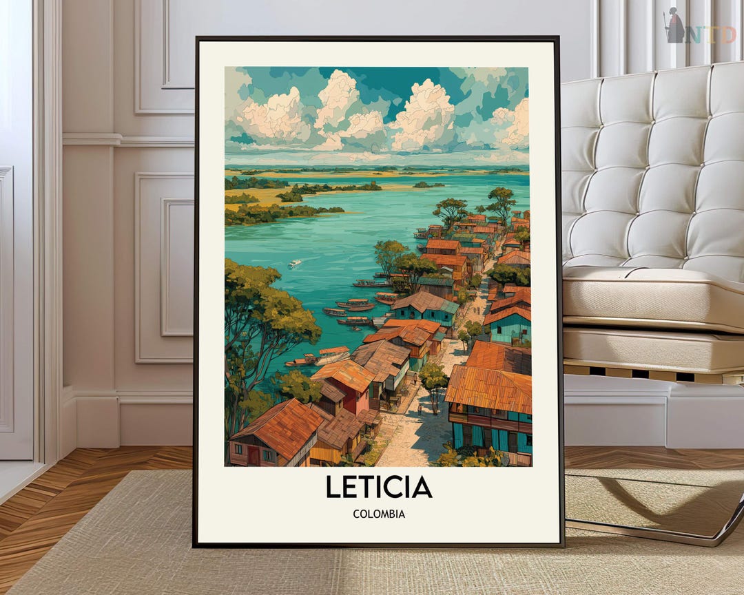 Leticia Colombia Poster, Leticia Wall Art, Leticia Print, Leticia Photo ...