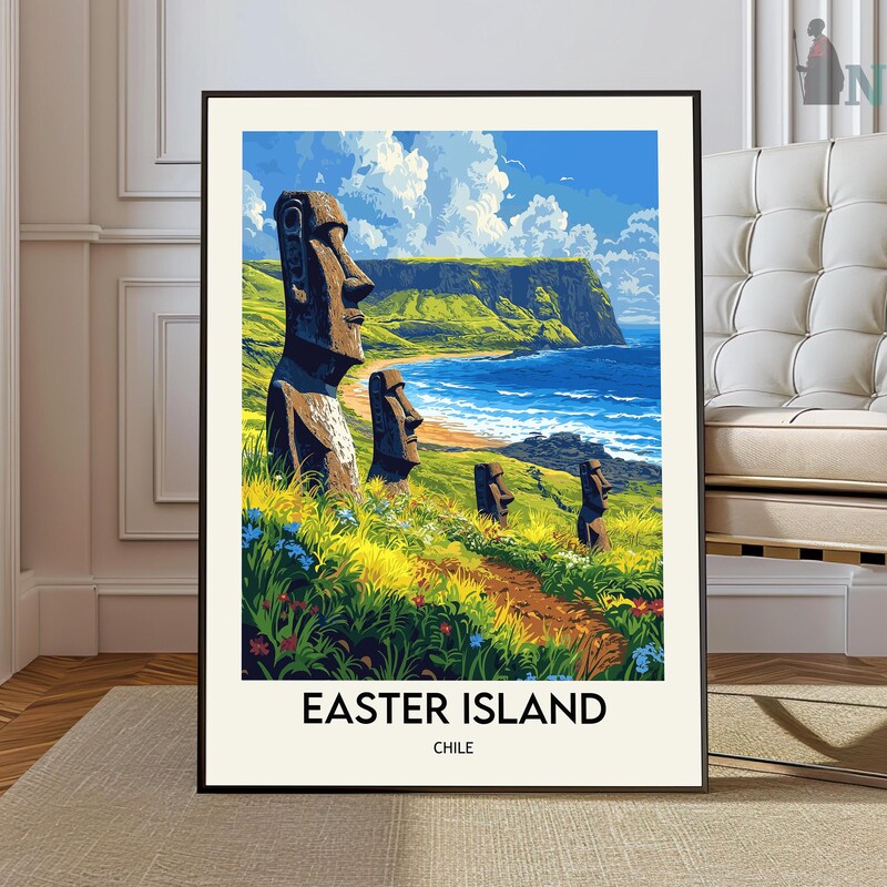 Easter Island Poster - Etsy