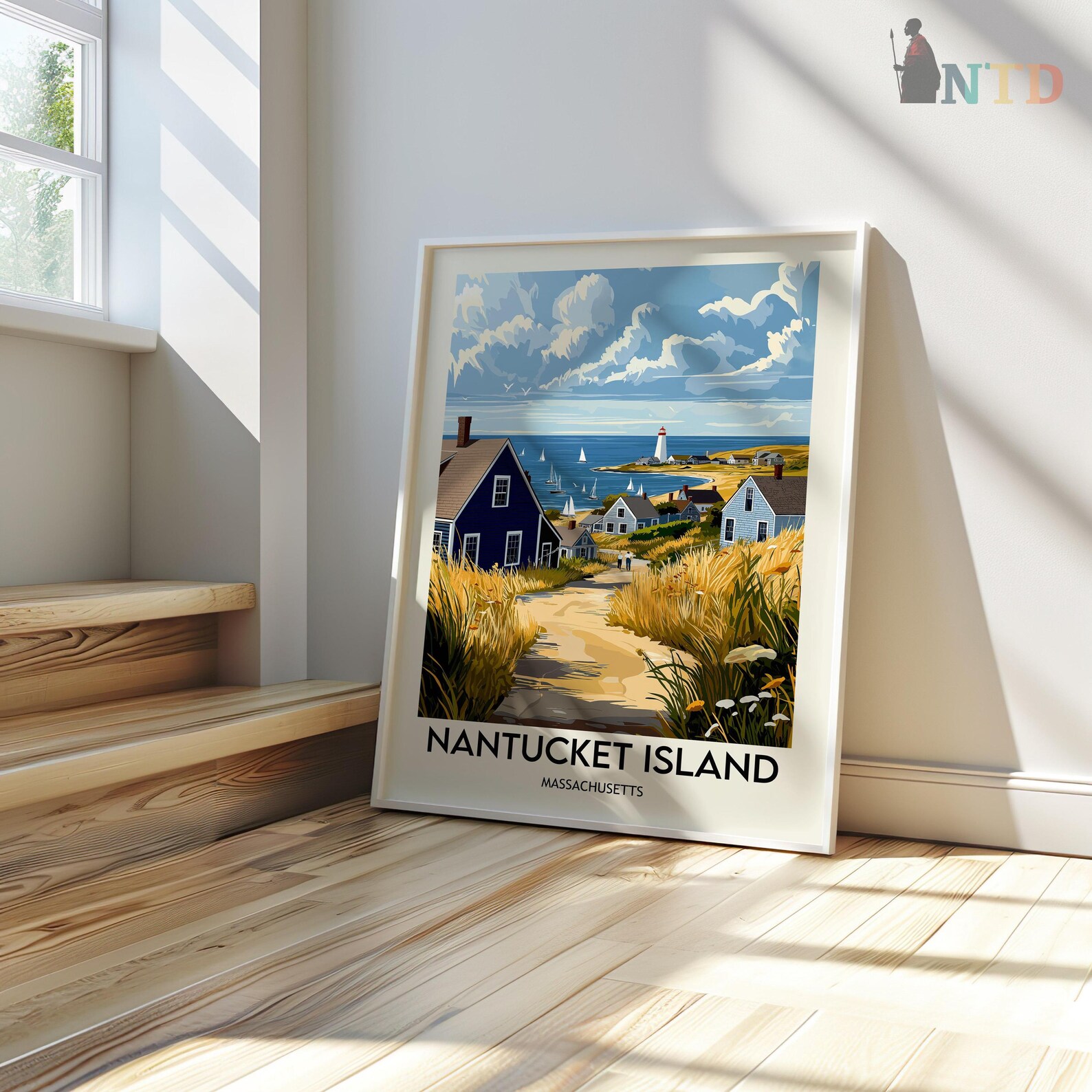 Nantucket Island Poster, Nantucket Island Wall Art, Nantucket Island ...