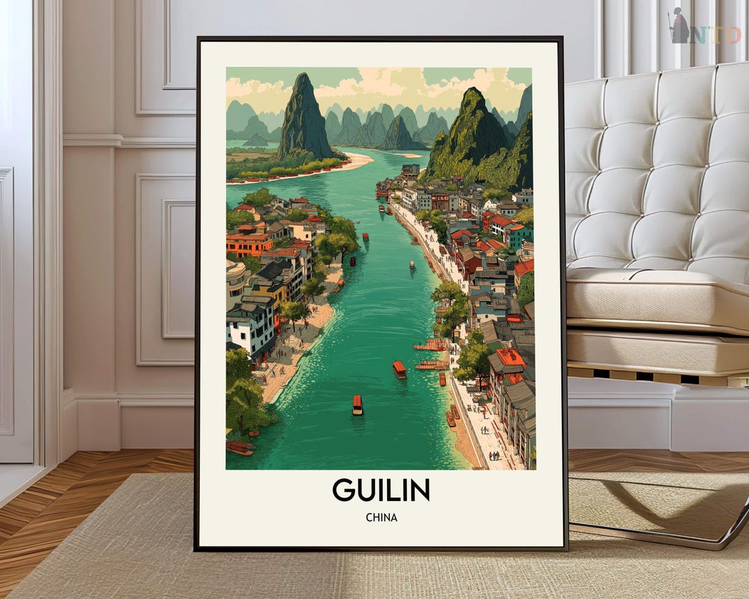 Guilin Poster, Guilin Wall Art, Guilin Print, Guilin Photo, Guilin ...