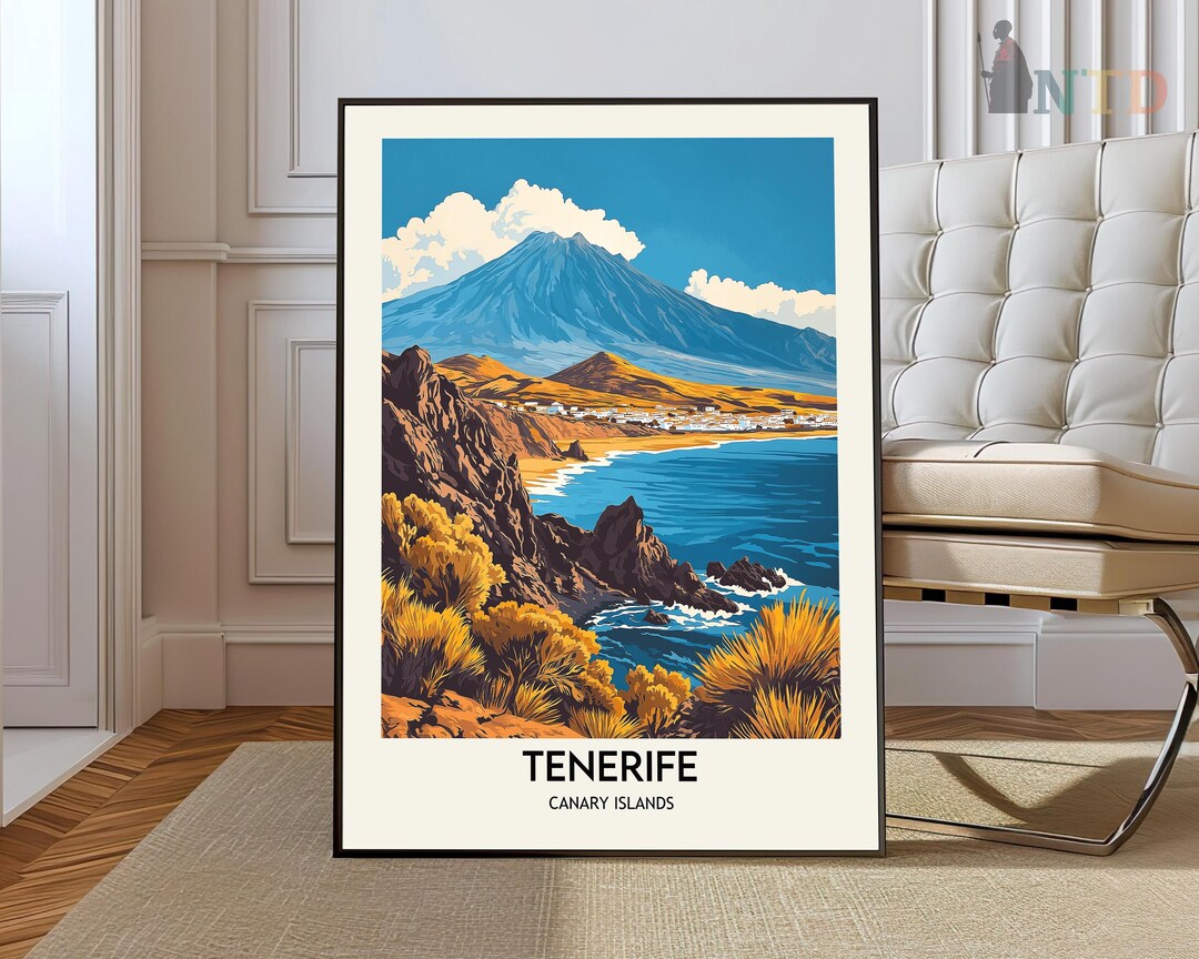 Tenerife Print, Tenerife Wall Art, Tenerife Poster, Tenerife Photo ...