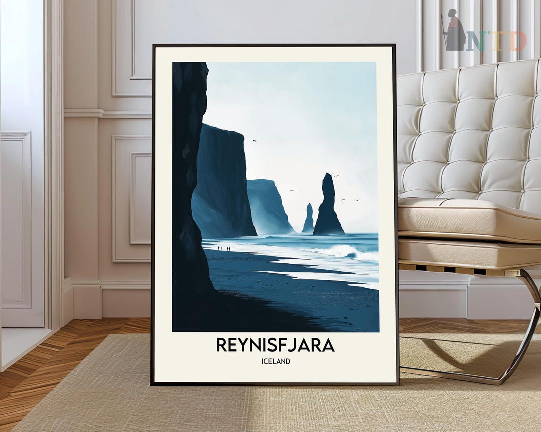 Reynisfjara Beach Print, Reynisfjara Wall Art, Reynisfjara Poster ...