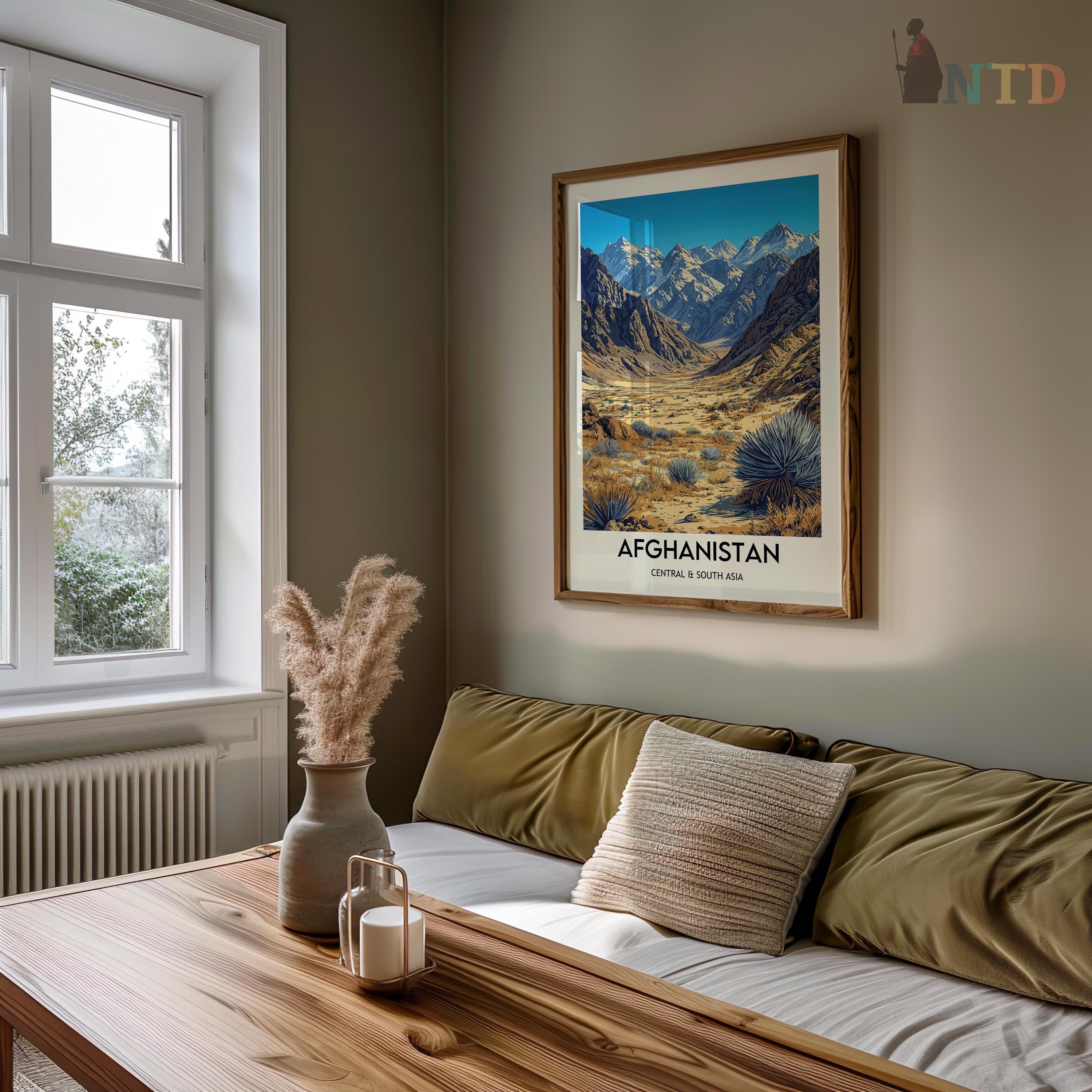 Afghanistan Print, Afghanistan Poster, Afghanistan Wall Art ...