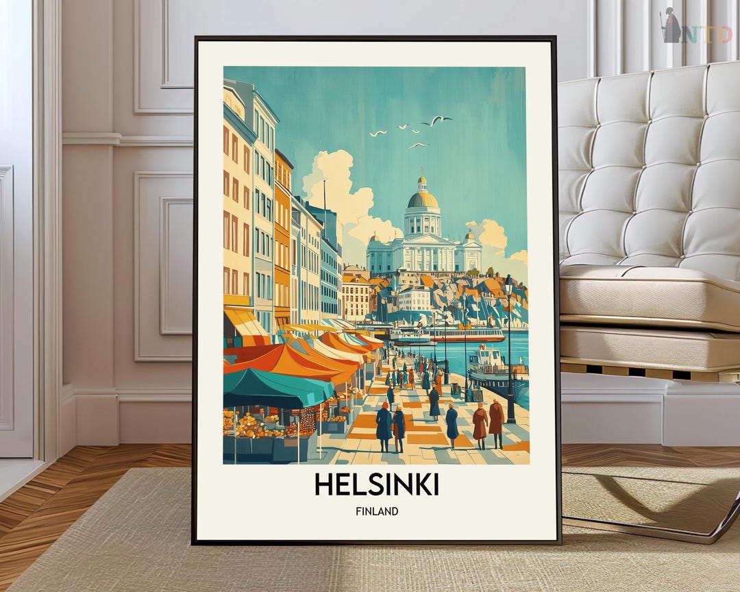 Helsinki Poster, Helsinki Wall Art, Helsinki Print, Helsinki Photo ...