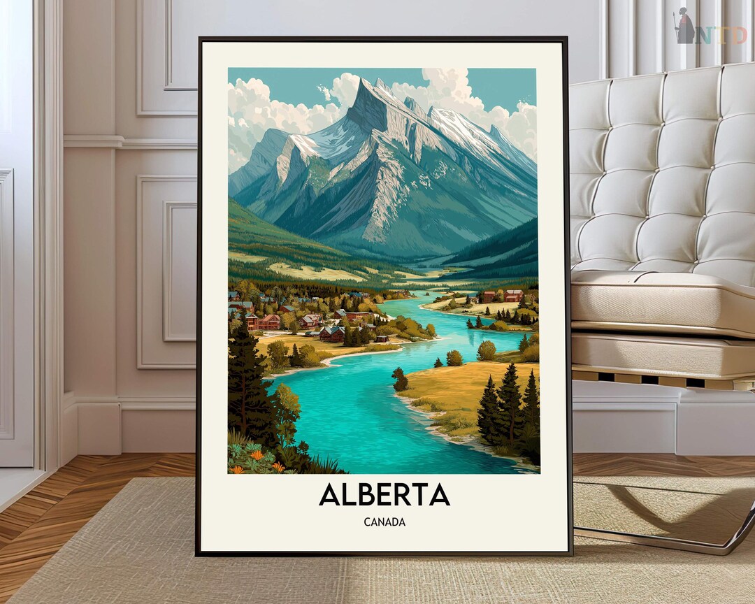 Alberta Poster, Alberta Wall Art, Alberta Print, Alberta Photo, Alberta ...