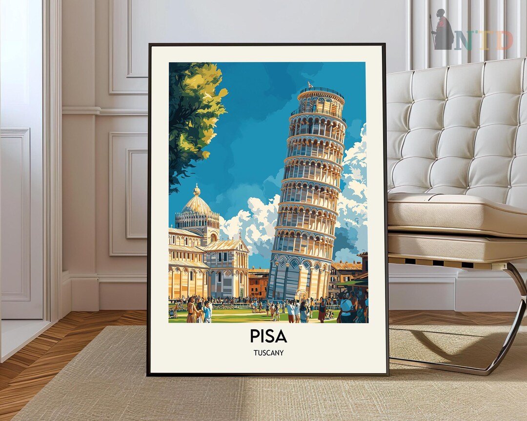 Pisa Print, Pisa Wall Art, Pisa Poster, Pisa Photo, Pisa Poster Print ...