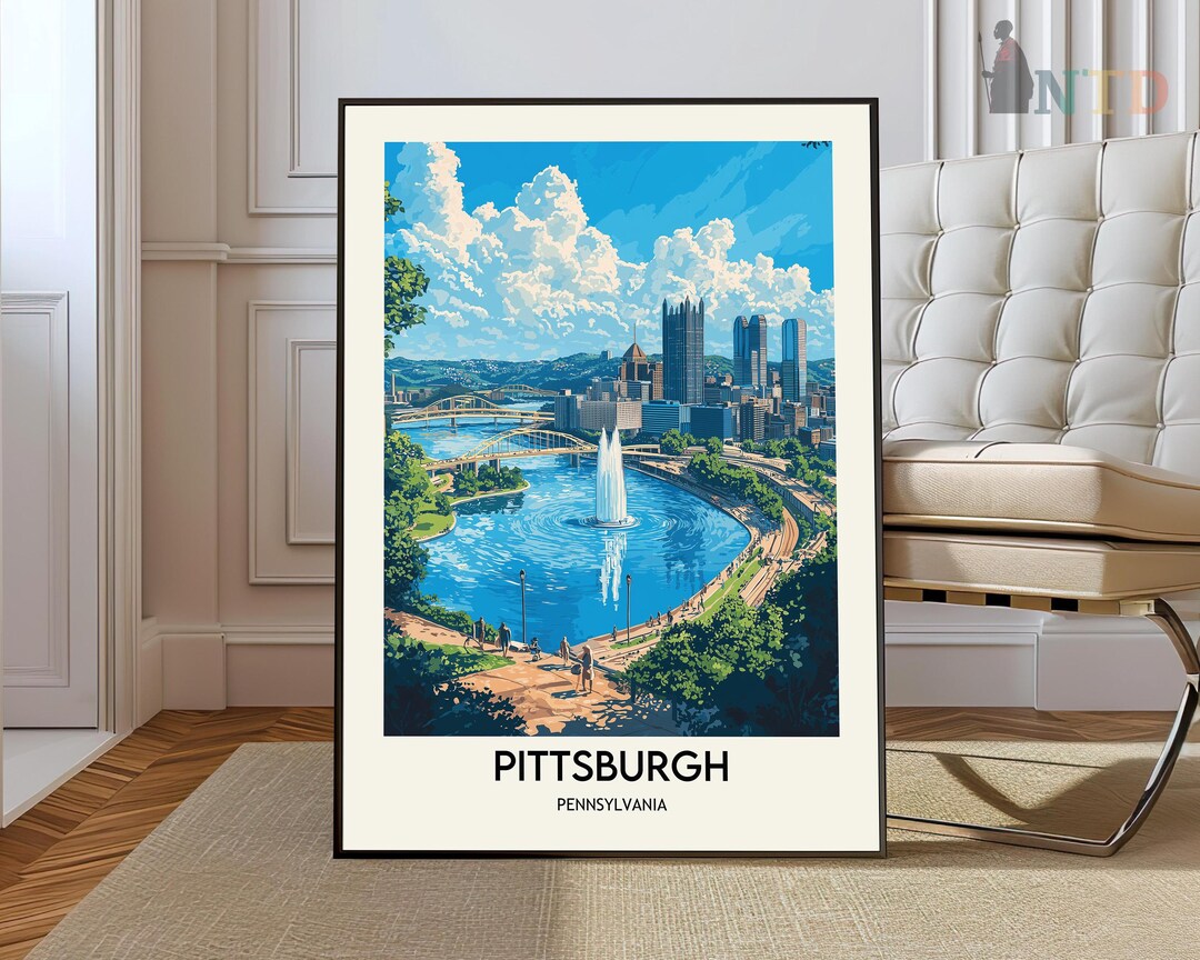 Pittsburgh Print, Pittsburgh Wall Art, Pittsburgh Poster, Pittsburgh ...