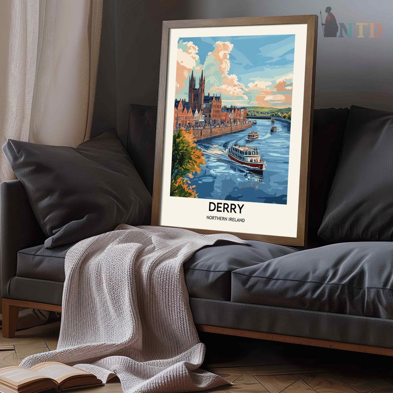 Derry Poster, Derry Wall Art, Derry Print, Derry Photo, Derry Poster ...