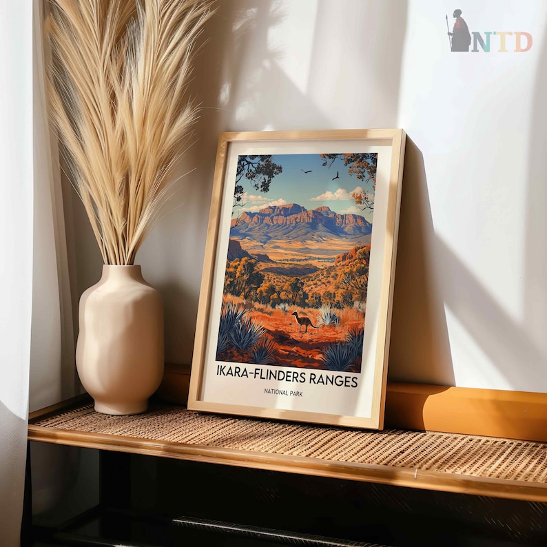 Ikara-flinders Ranges Poster, Ikara-flinders Ranges Wall Art, Ikara ...