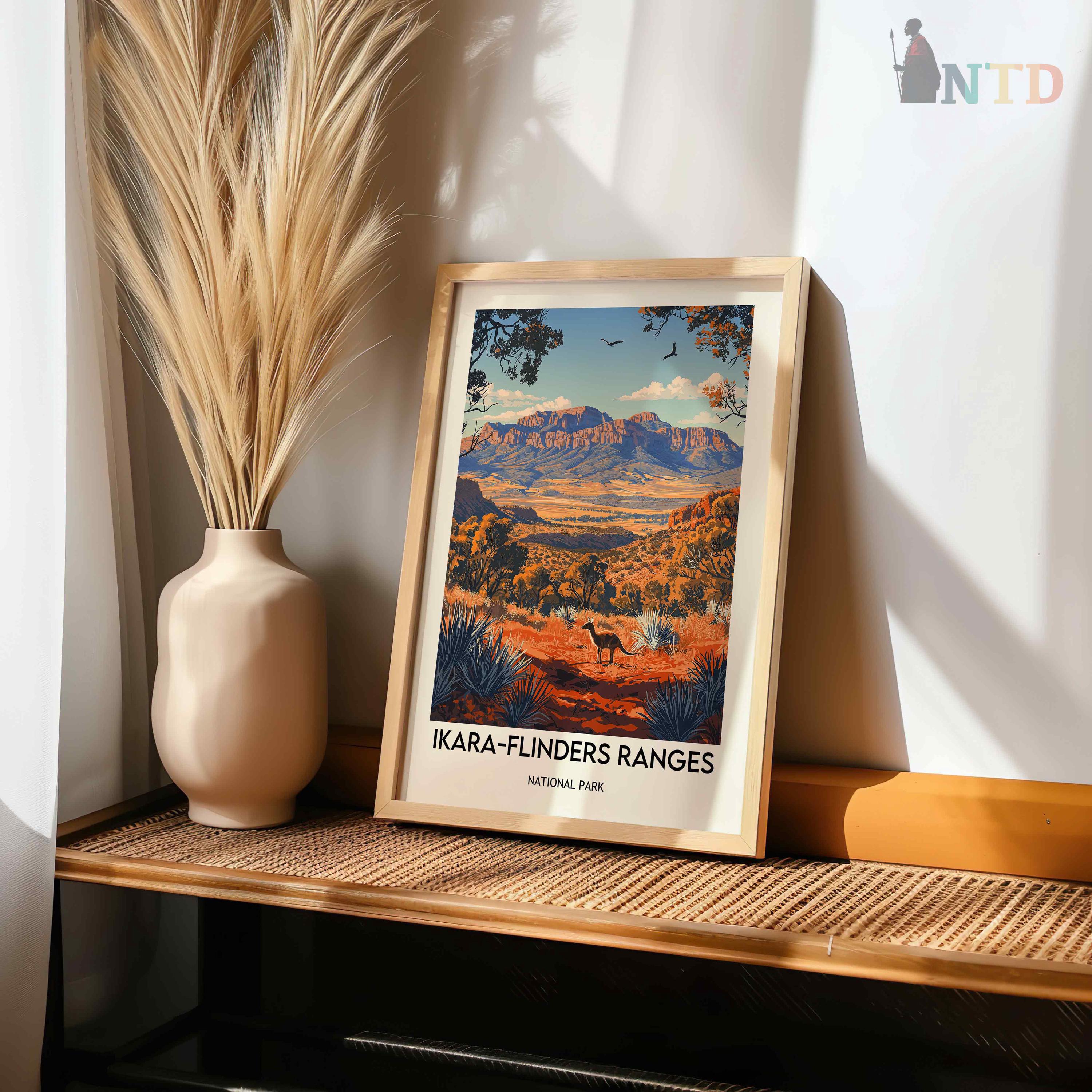 Ikara-flinders Ranges Poster, Ikara-flinders Ranges Wall Art, Ikara ...