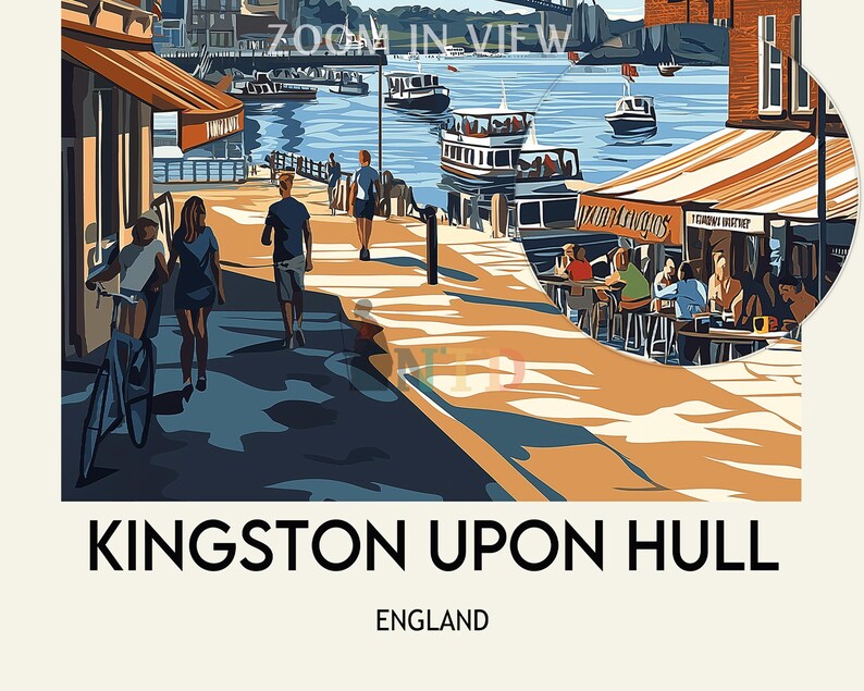 Kingston Upon Hull Poster, Hull Wall Art, Hull Print, Hull Photo, Hull ...