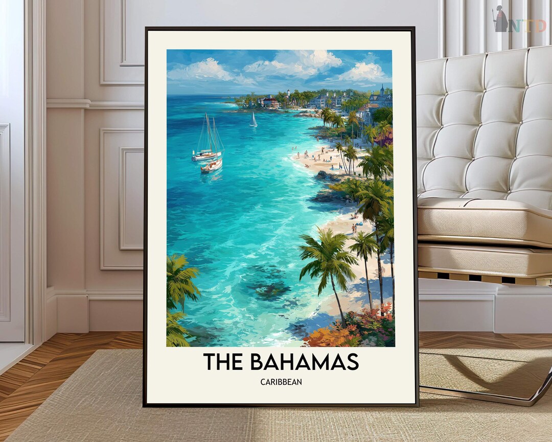 The Bahamas Poster, the Bahamas Wall Art, the Bahamas Print, the ...