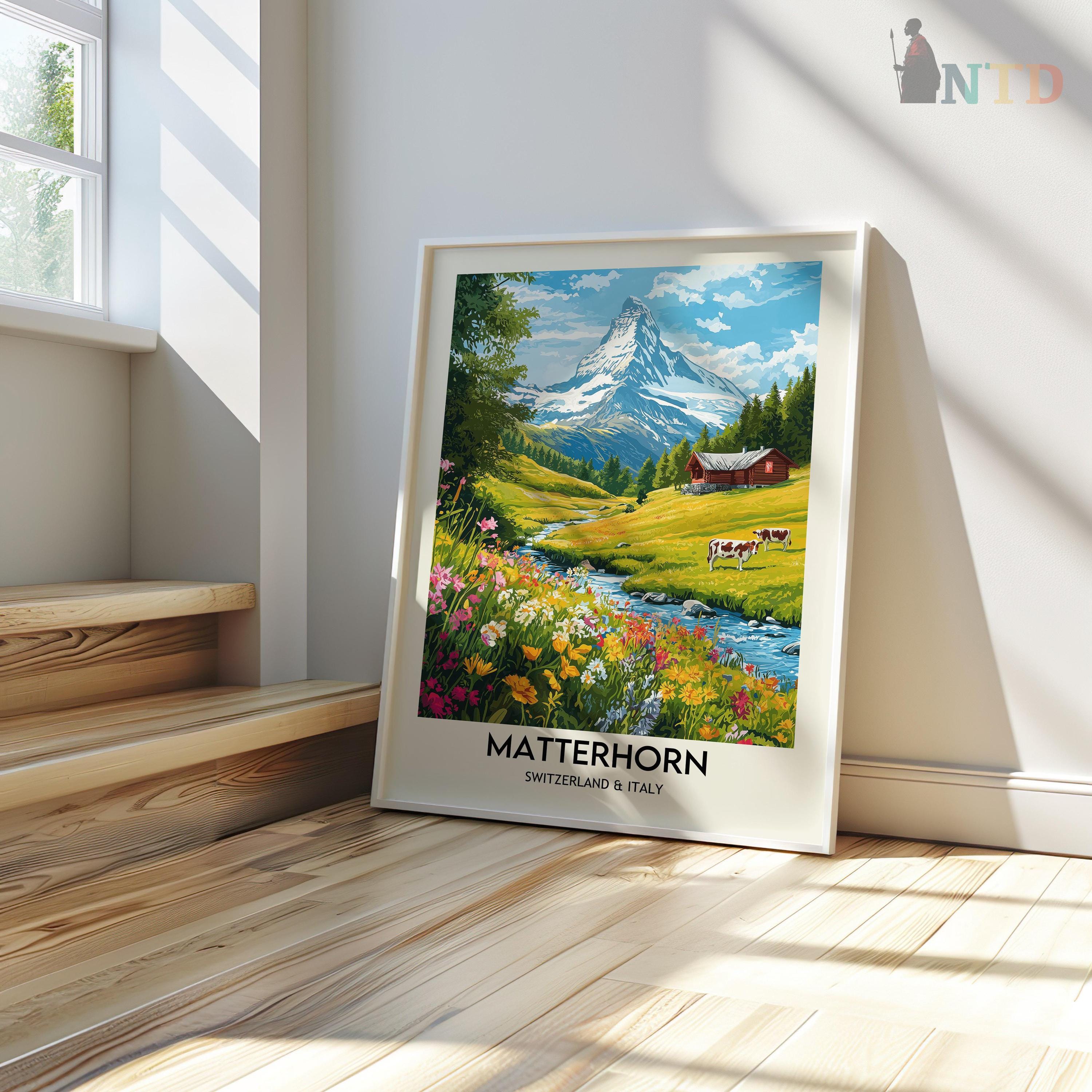 Matterhorn Print, Matterhorn Poster, Matterhorn Wall Art, Matterhorn ...