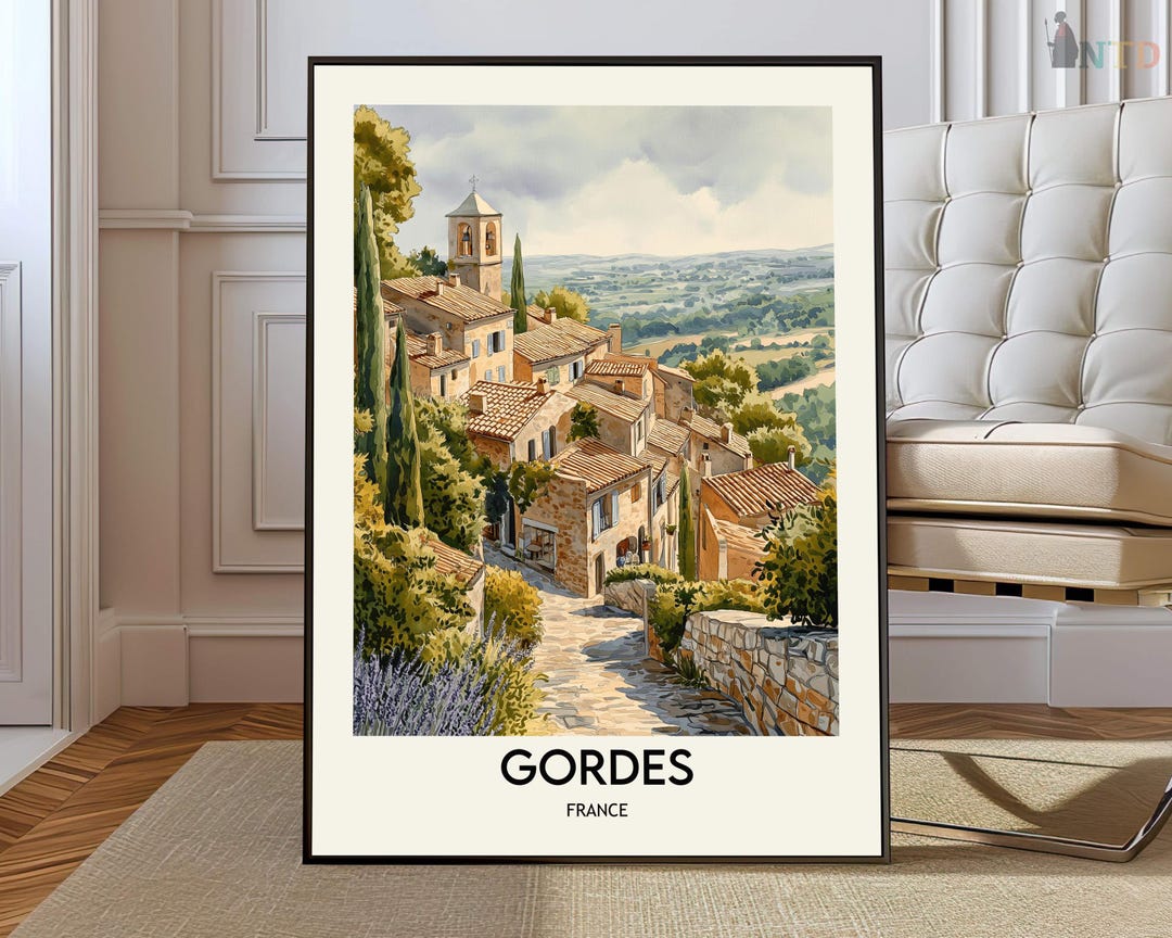 Buy Gordes Poster, Gordes Wall Art, Gordes Print, Gordes Photo, Gordes ...