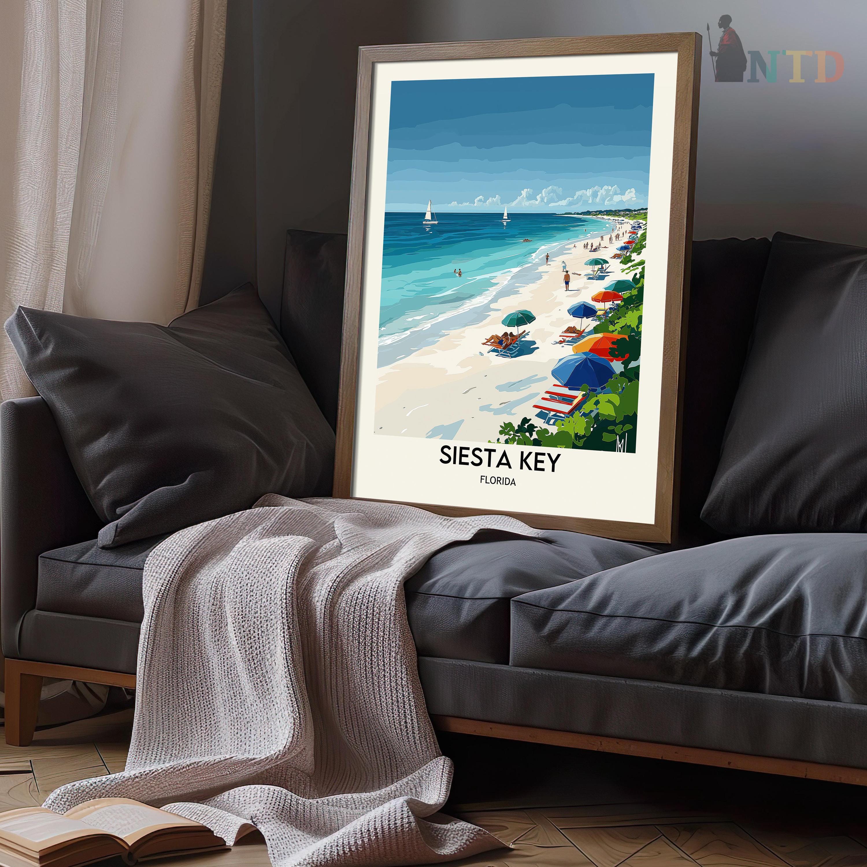 Siesta Key Print, Siesta Key Poster, Siesta Key Wall Art, Siesta Key ...